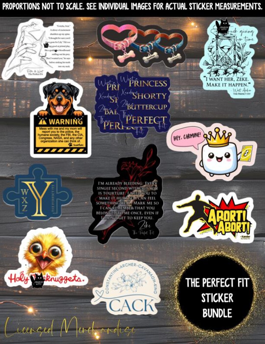 Sadie Kincaid- Vinyl Stickers for the Perfect Fit, the Perfect Fit ...
