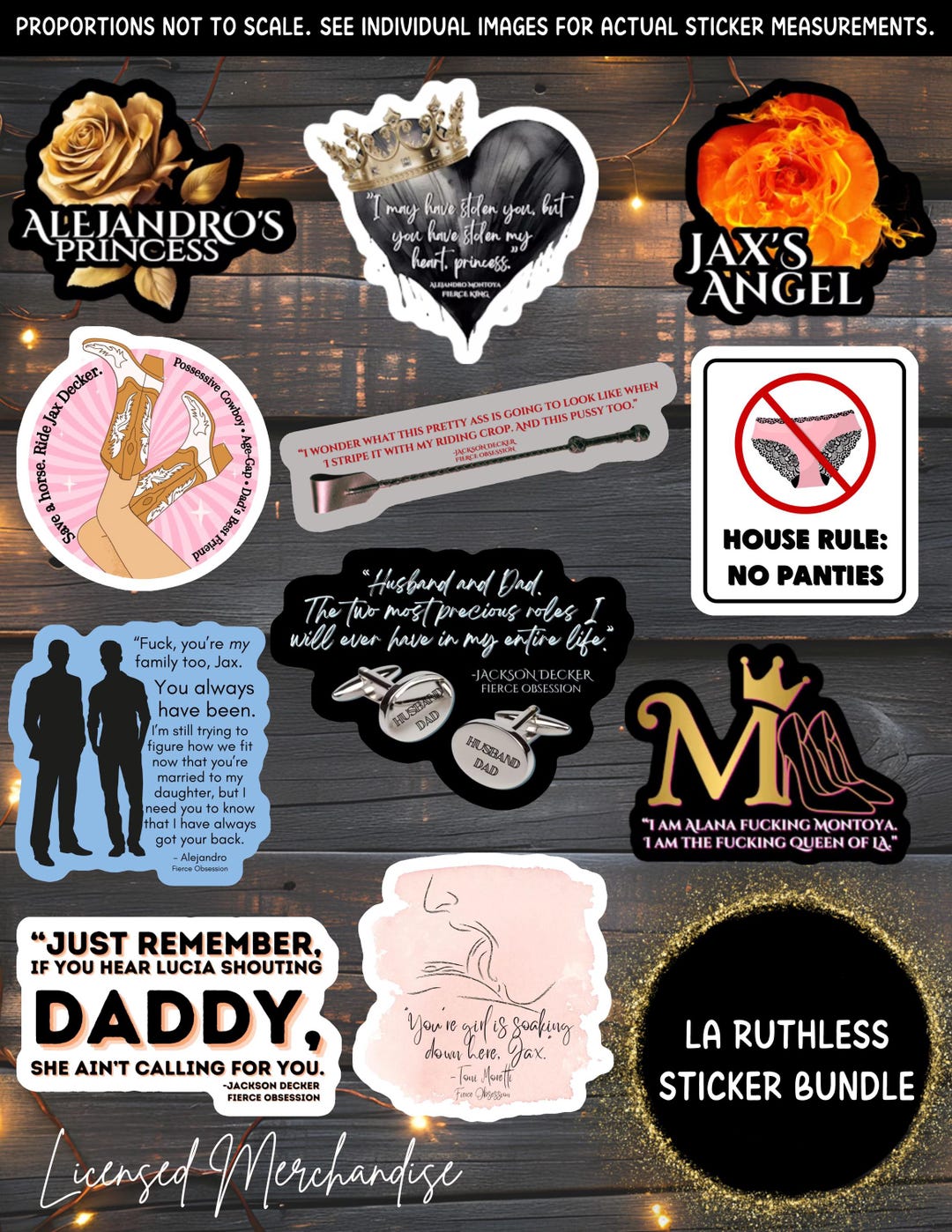 Sadie Kincaid- Vinyl Stickers for the LA Ruthless Series, Fierce King ...