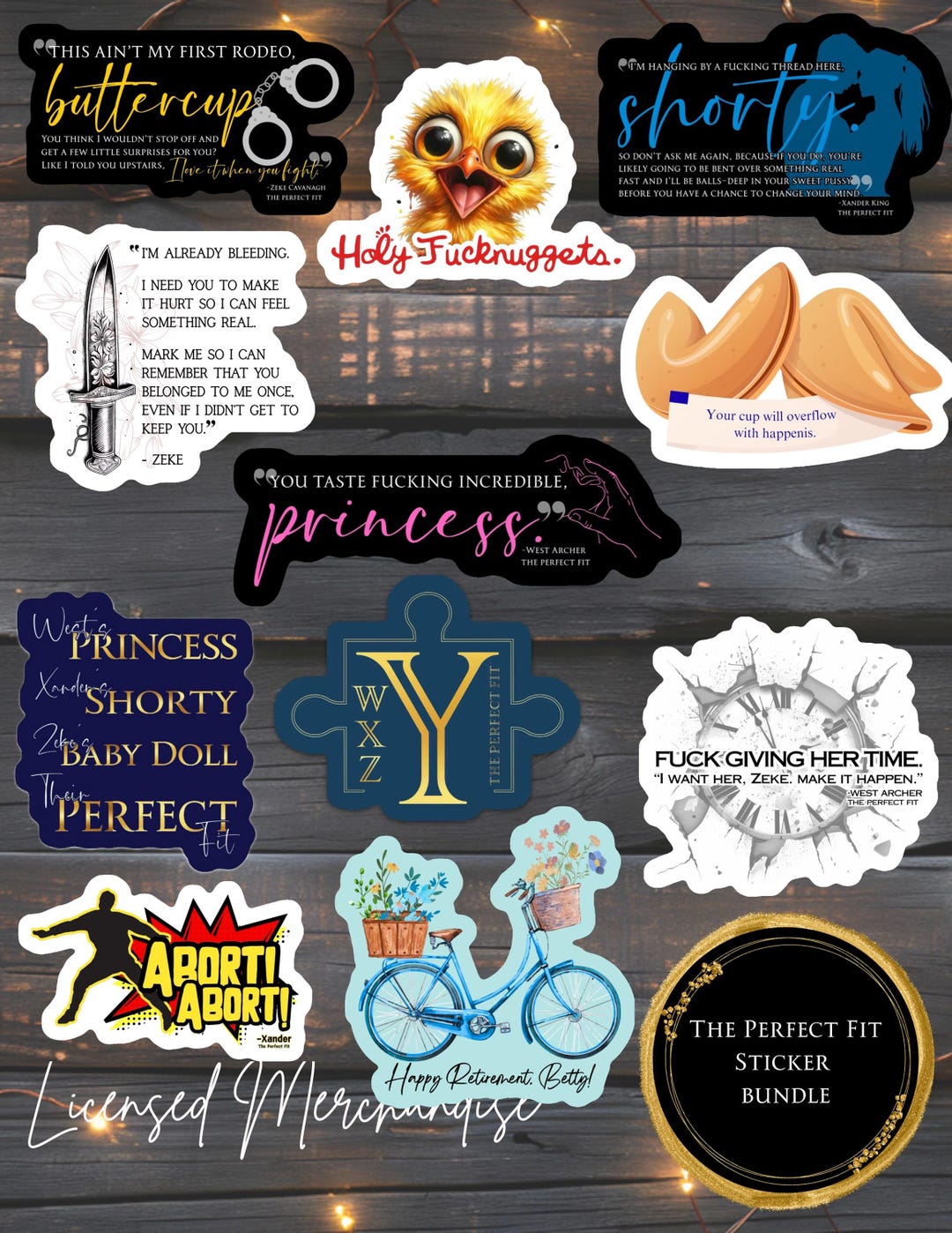 Sadie Kincaid- Vinyl Stickers for the Perfect Fit, the Perfect Fit ...