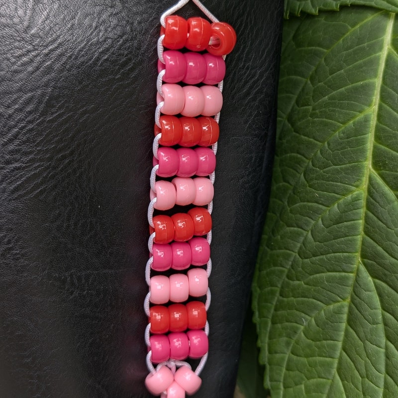 Pony Bead Keychain - Etsy