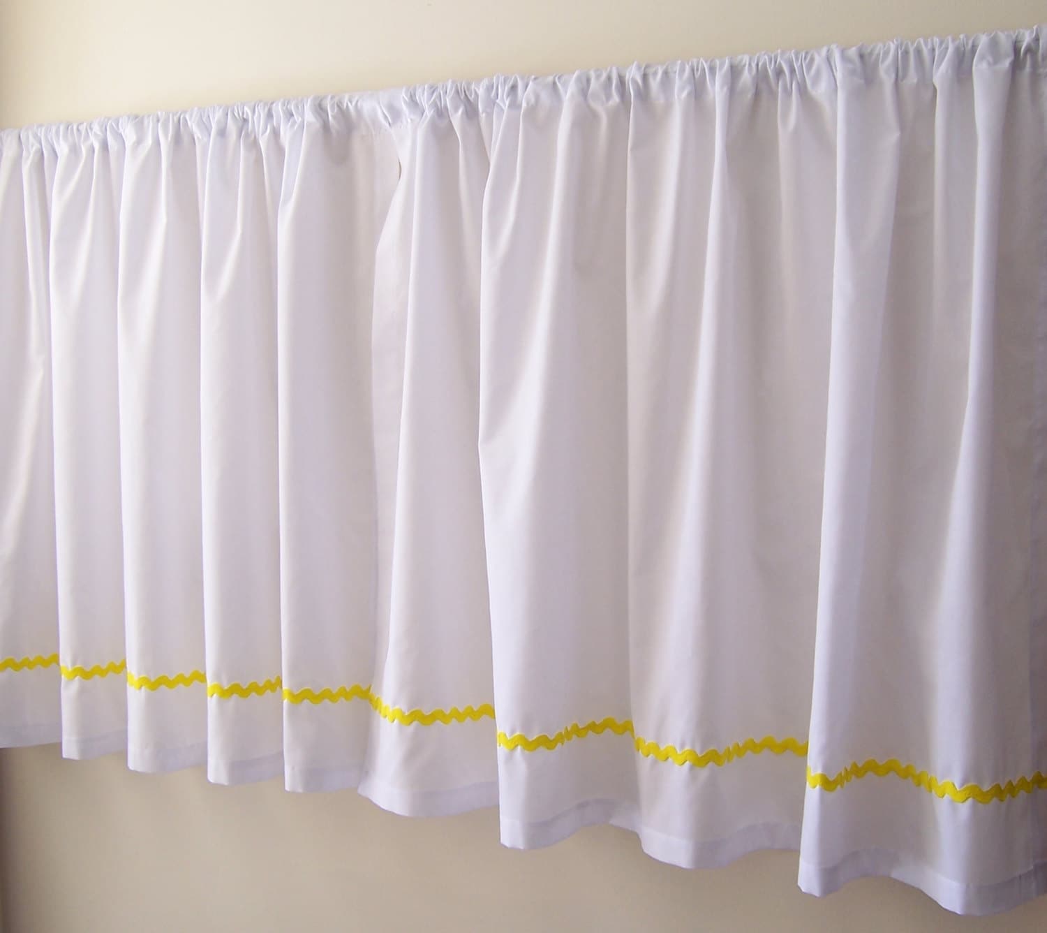 Cafe Curtains With Choice of Rick Rack Trim - Etsy