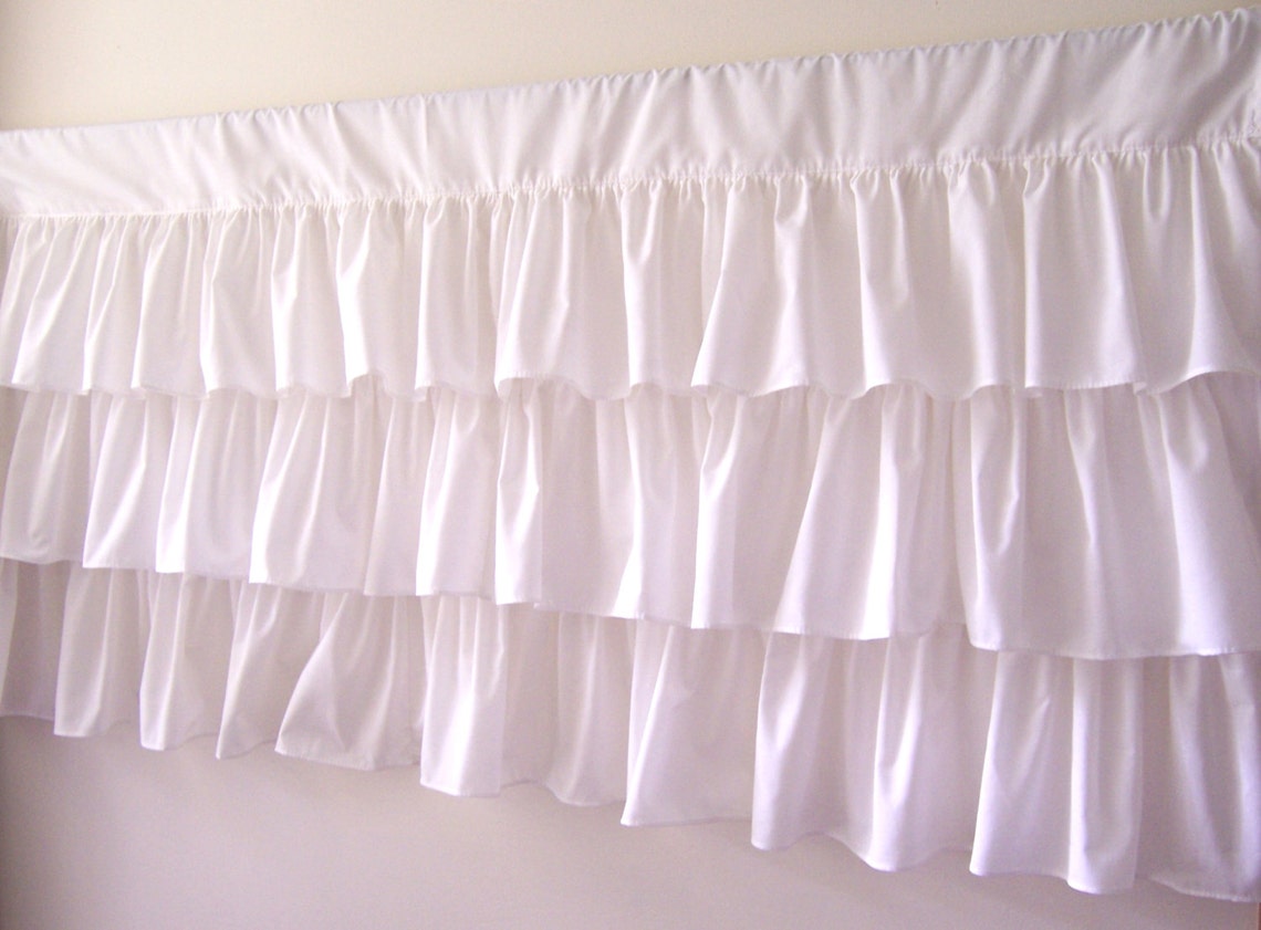 Ruffled Valance With Three Rows - Etsy