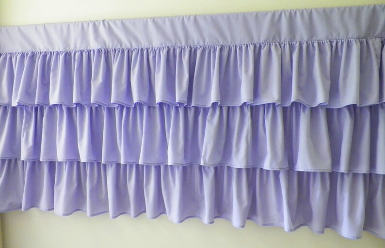 Ruffled Valance With Three Rows - Etsy