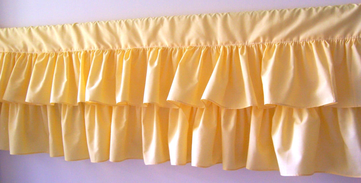 Ruffled Valance With Two Rows - Etsy