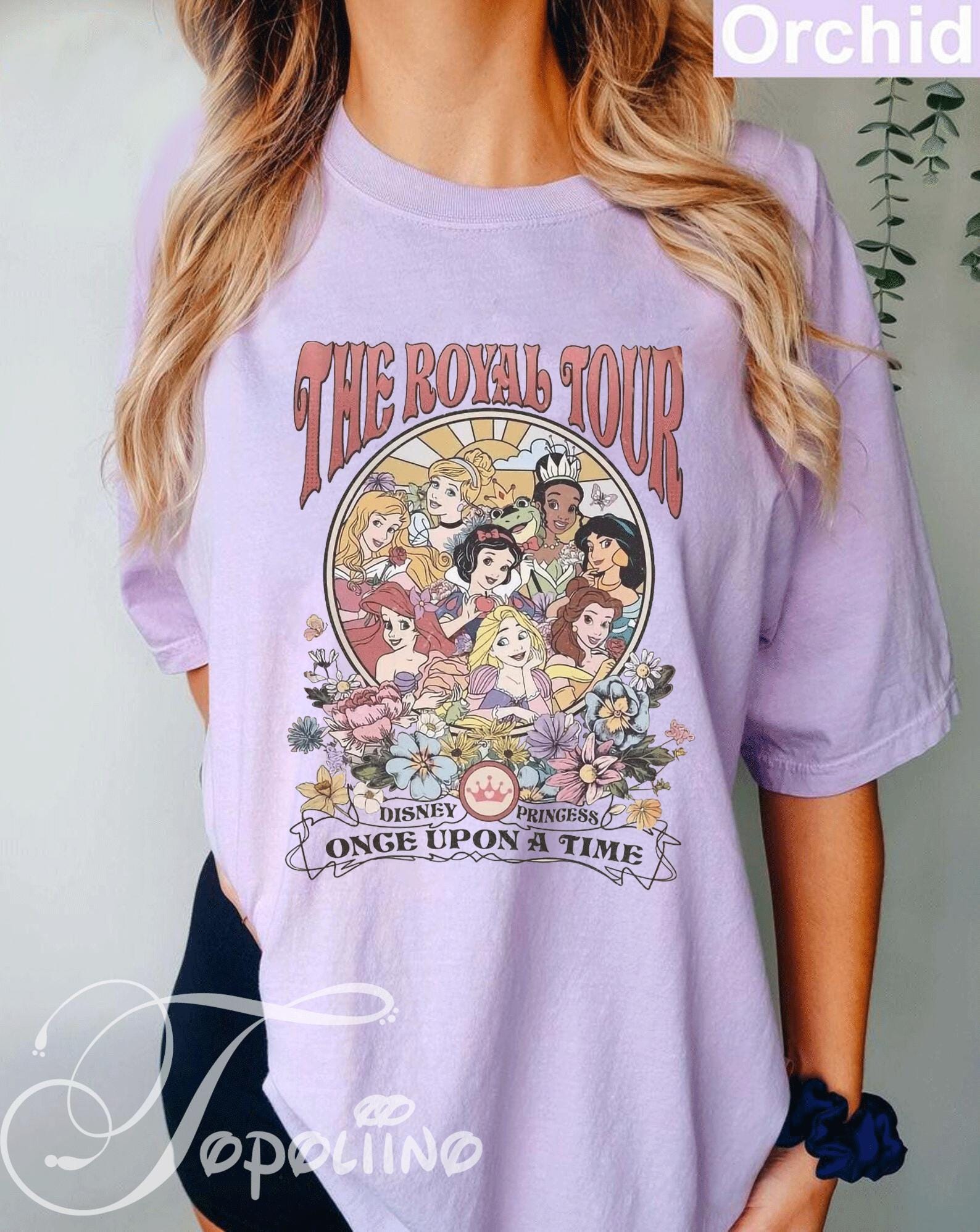 Vintage Disney Princesses Shirt, Retro Disney Princesses Shirt, Hippie ...