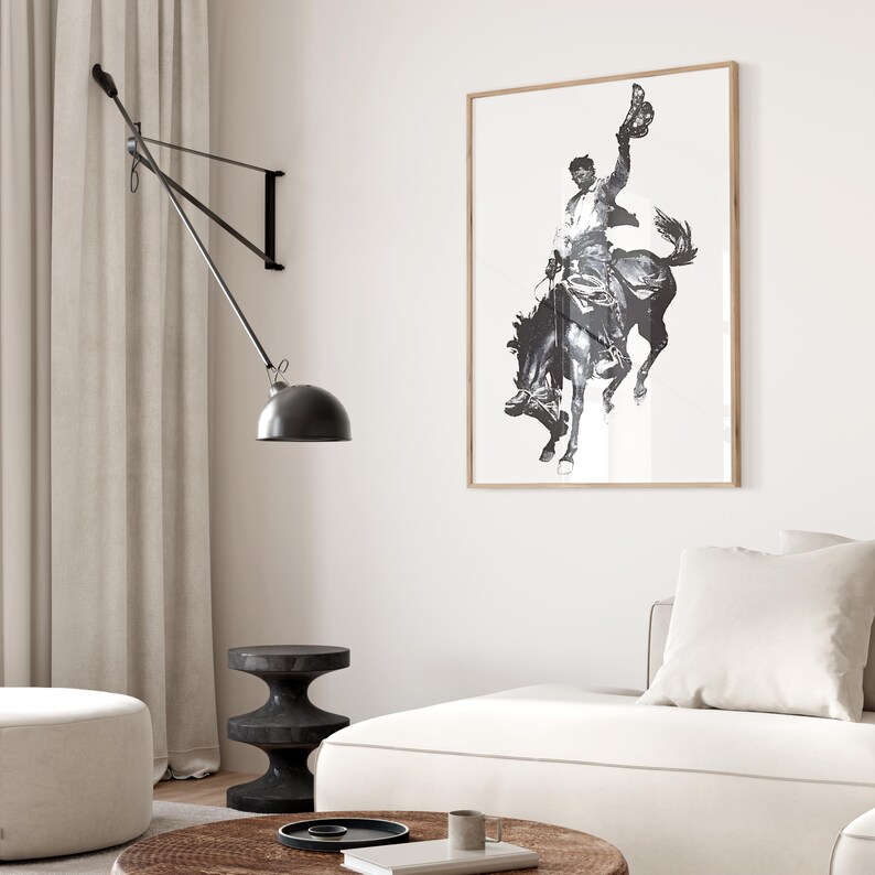 Cowboy Poster, Zach Bryan Poster, Western Poster, Bathroom Poster ...