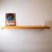 Custom Wood Floating Shelf, Handmade Wall Shelf, Rustic Long Shelves ...