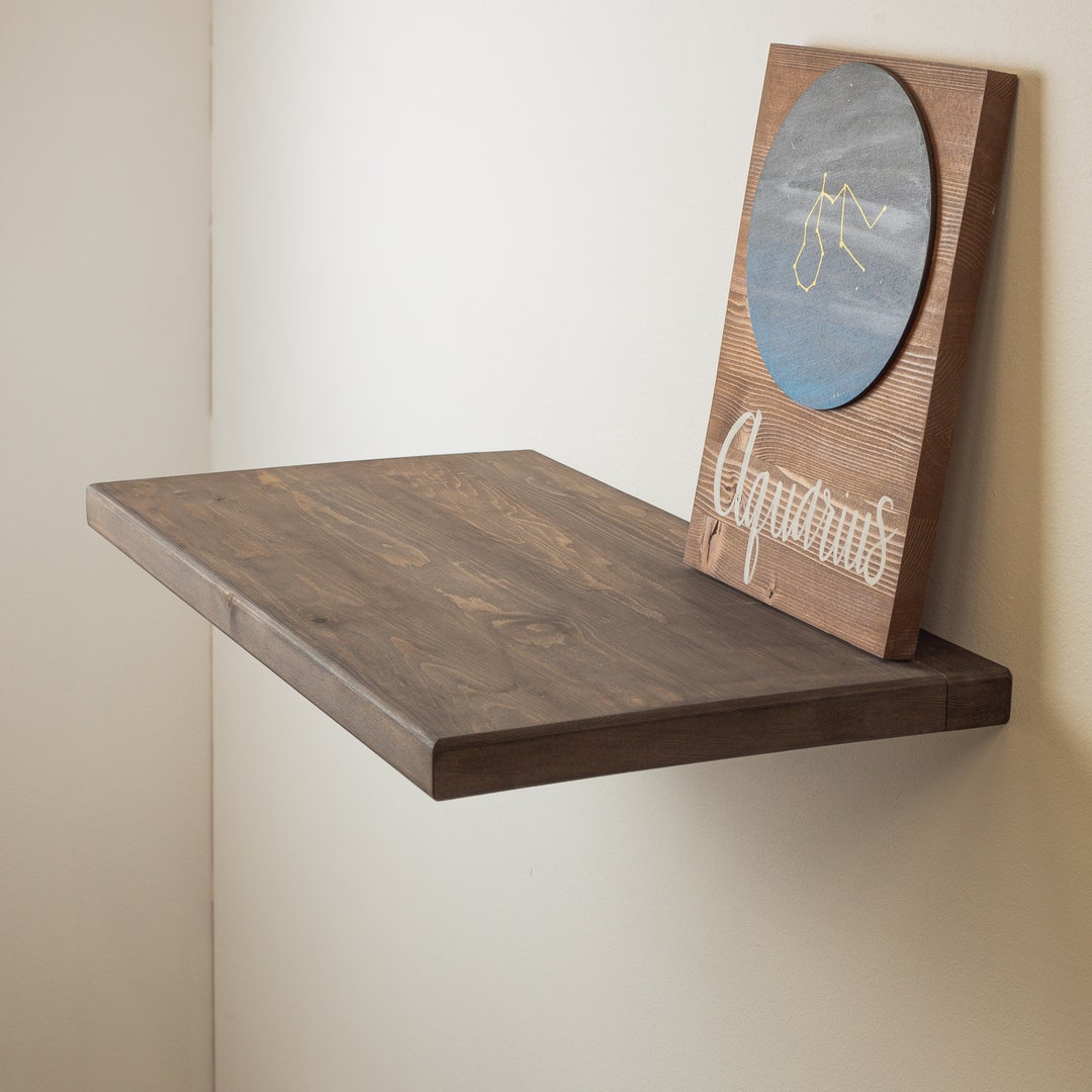 Simple Floating Shelf Custom Sized Shelves Lack Shelf Minimalist ...