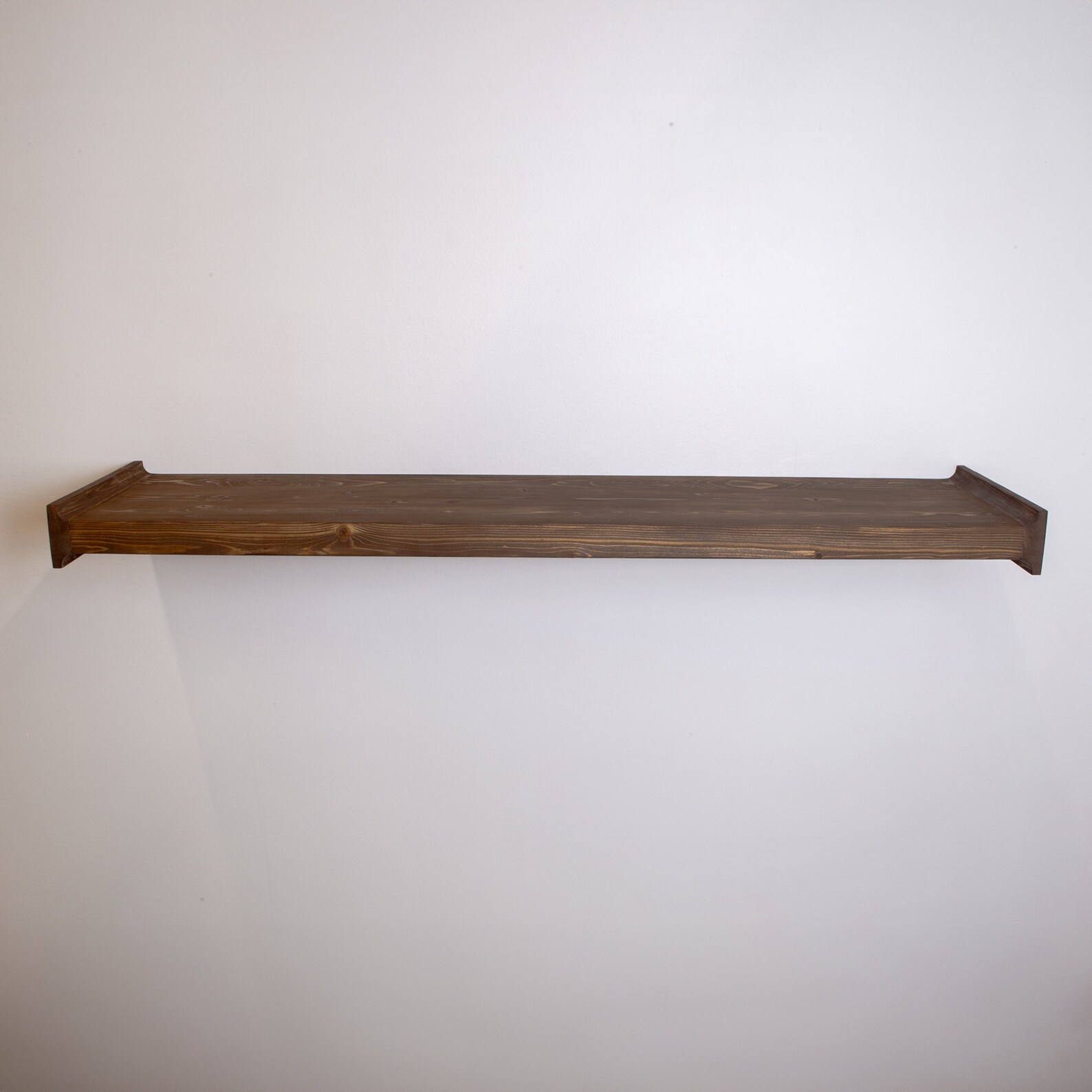 Long Floating Shelf Rustic Picture Ledge Sturdy Wall Shelves Custom ...