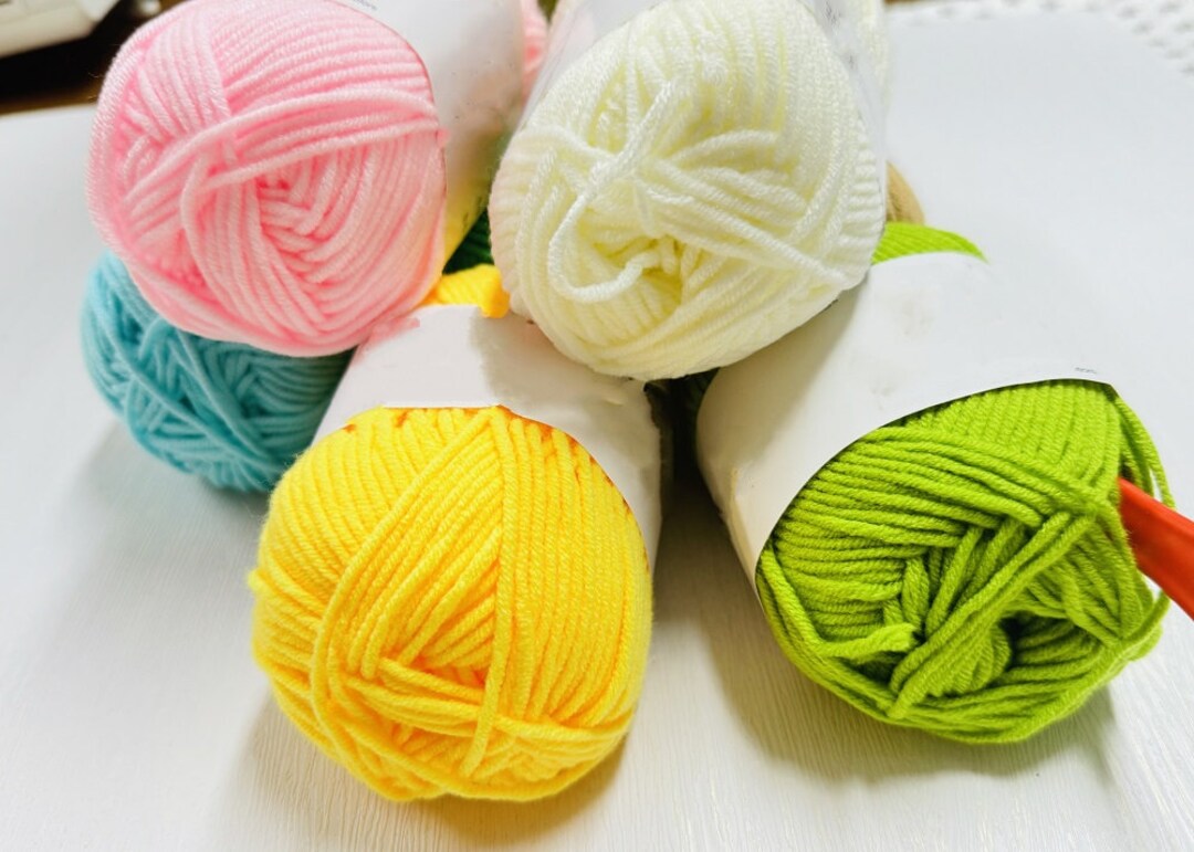 50 Grams Milk Cotton Yarn, 5 Ply Milk Cotton Yarn, Soft Cotton Yarn ...