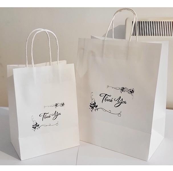 Personalised Custom Digital Printed Paper Bag, Gift Bag, Party Bag for ...