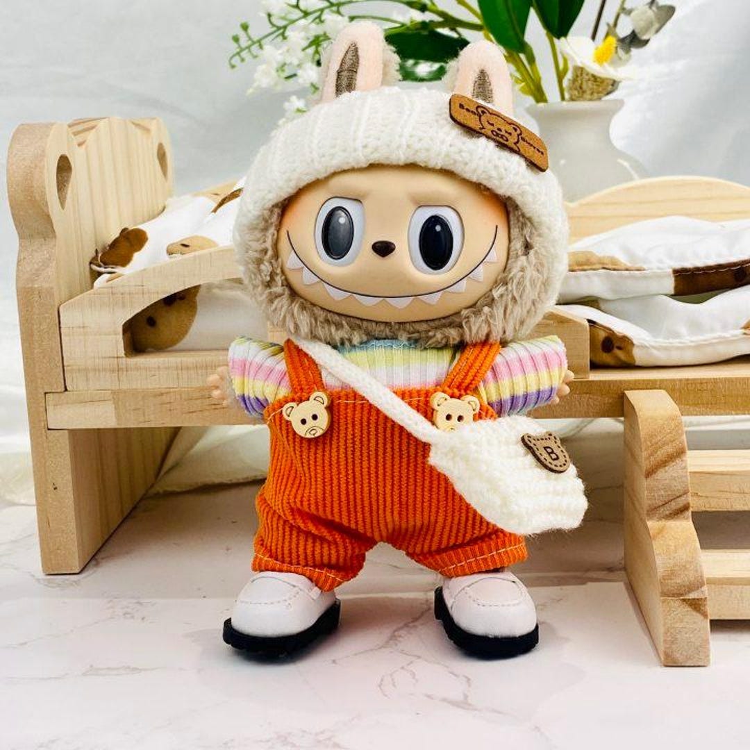 Labubu Clothes Colorful Bear Designer Clothes Labubu Outfit Matching ...