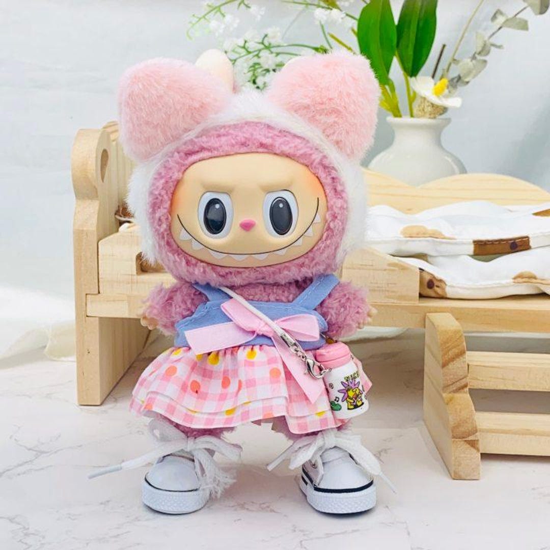 Labubu Clothes Pink Fox Designer Clothes Labubu Outfit - Etsy Australia