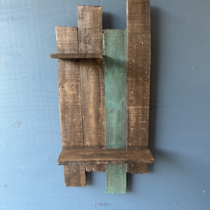 Rustic Wooden 2 Shelves Wall Decor - Etsy
