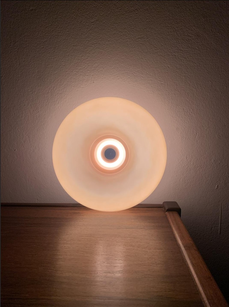 Morden Orange IKEA VARMBLIXT Donut Glass Table Lamp, Home Decor ...