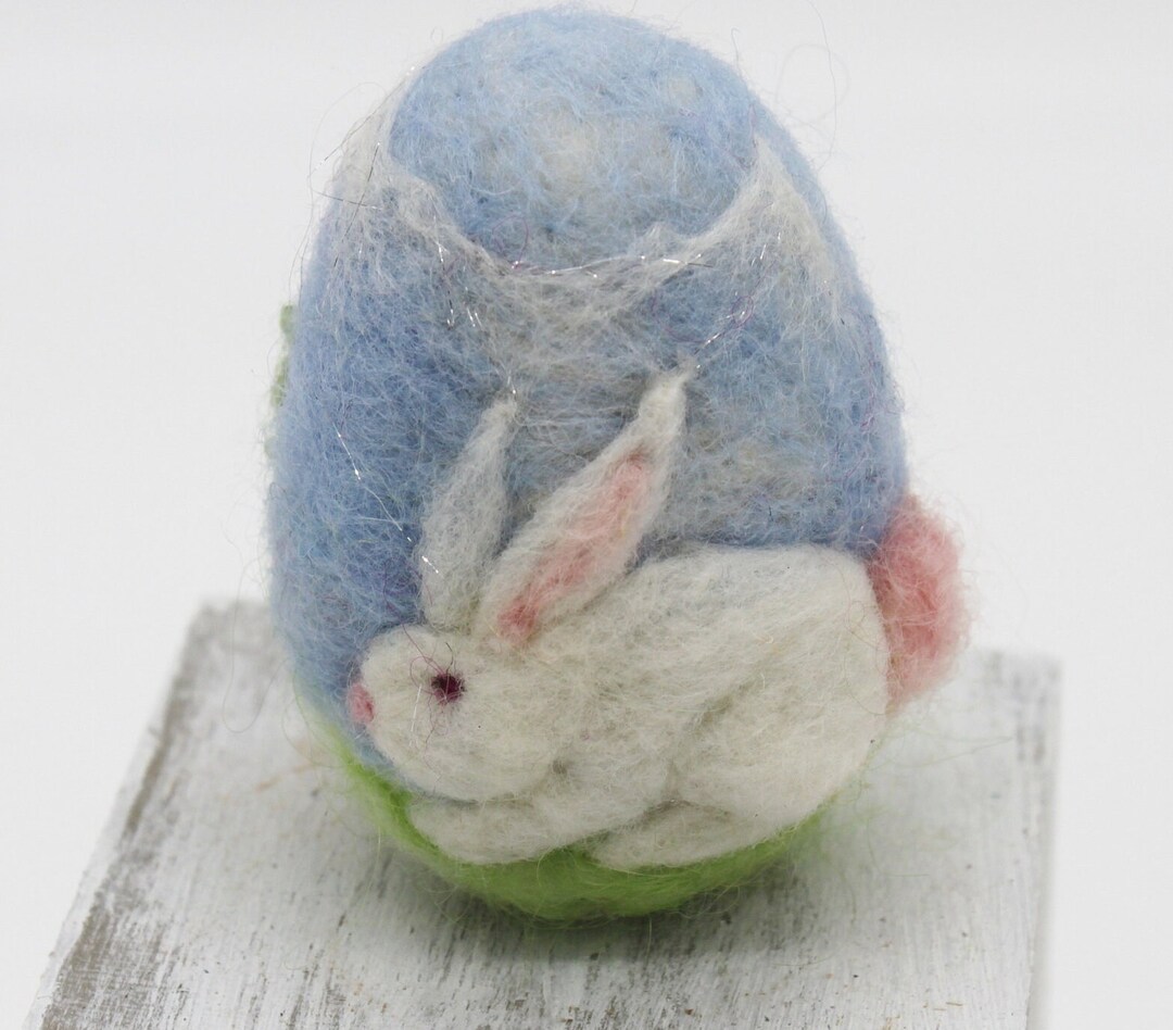Needle Felted Easter Egg #7282 - Etsy