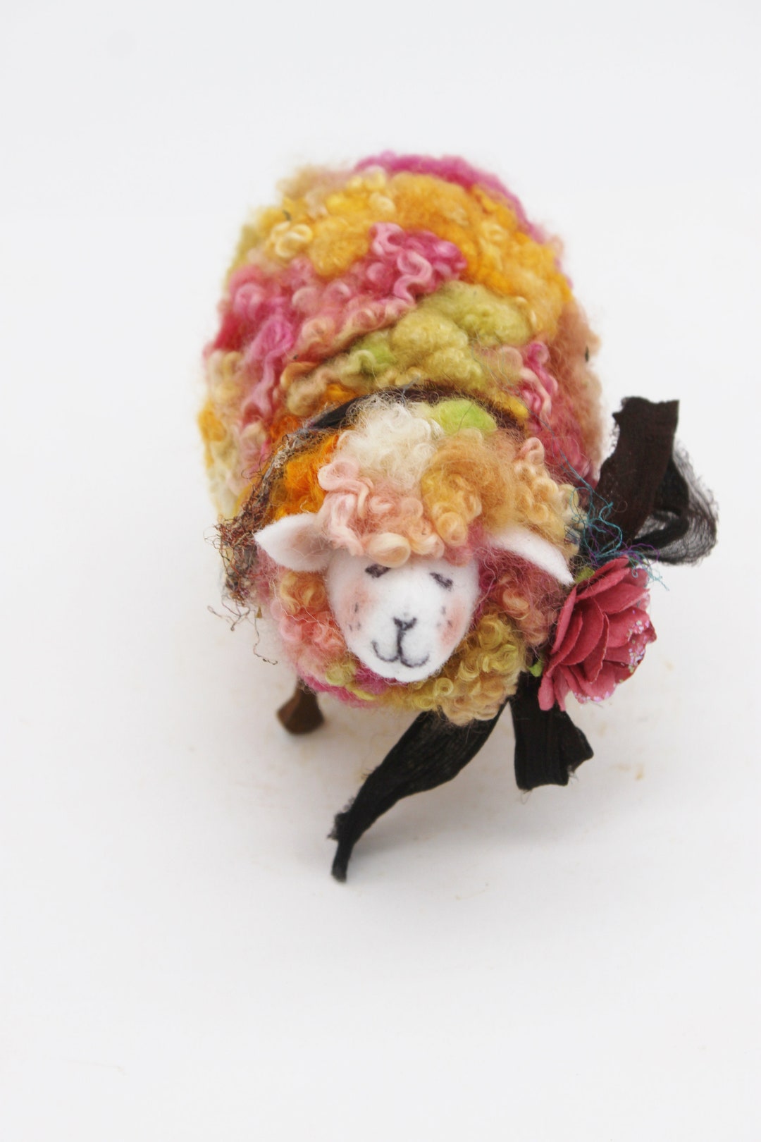Sheep Felt Rainbow Sheep Needle Felted Sheep 7048 - Etsy