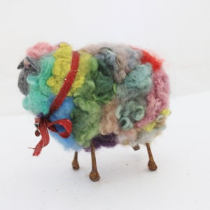 Sheep Rainbow Sheep Needle Felted Sheep 5221 - Etsy