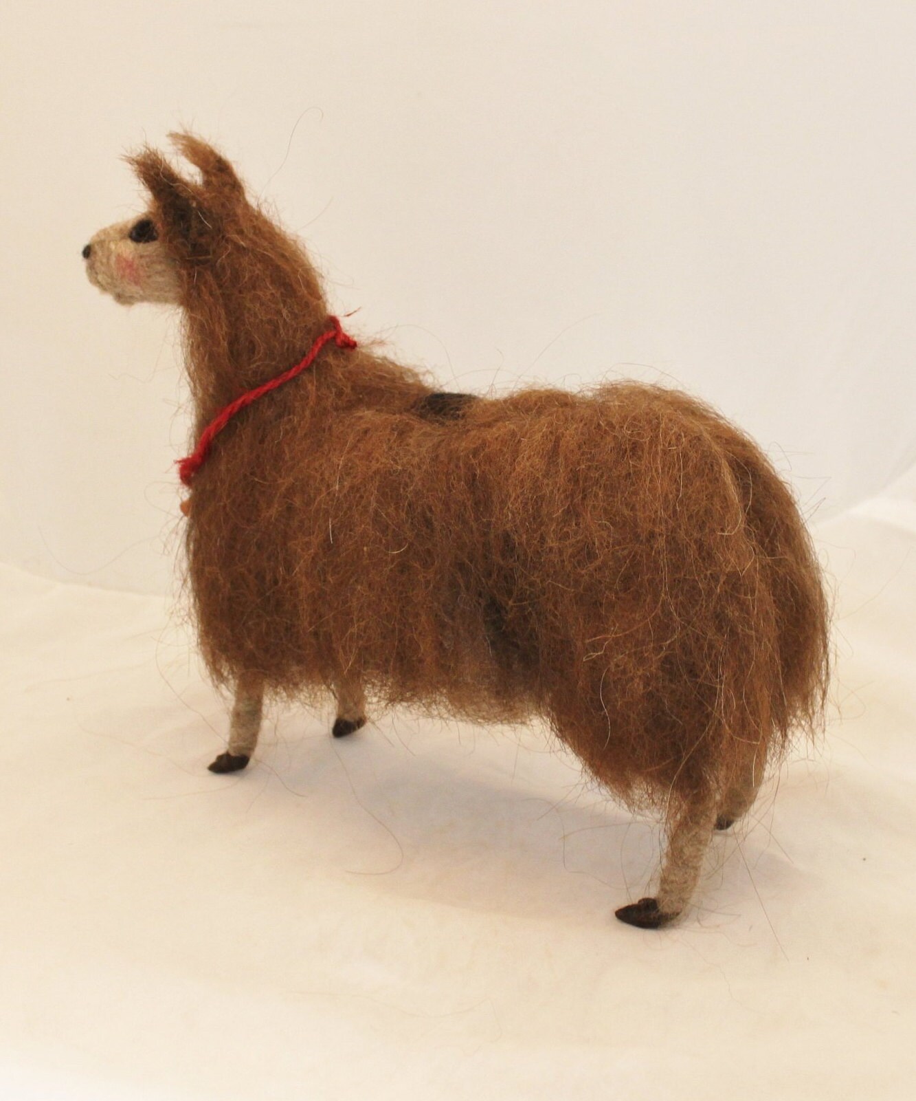 Llama Needle Felted No Drama Llama Felted Brown Llama 4077 | Etsy