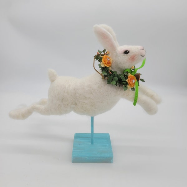 Needle Felted Rabbit - Etsy