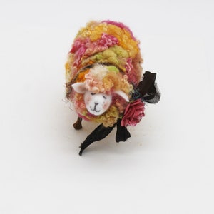 Sheep Felt Rainbow Sheep Needle Felted Sheep 7048 - Etsy