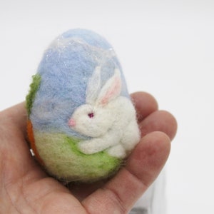 Needle Felted Easter Egg 7282 - Etsy