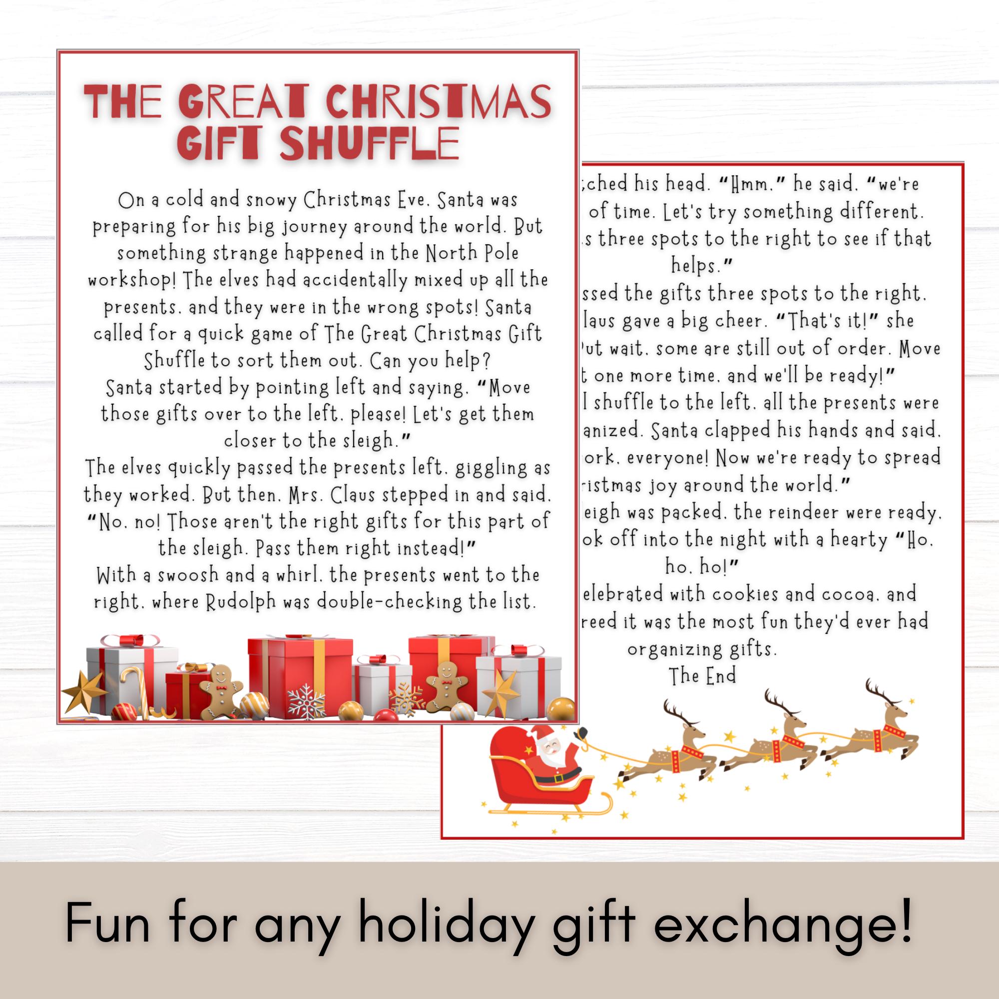 Left Right Christmas Game | Gift Exchange Game | Left Right Story ...