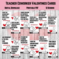 Teacher Valentine Card - Etsy
