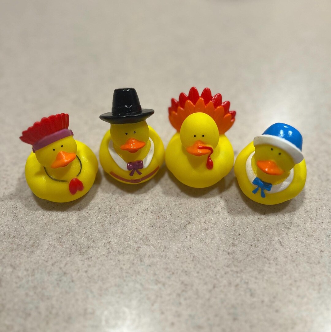 Thanksgiving Quack Pack (rubber Ducks) - Etsy
