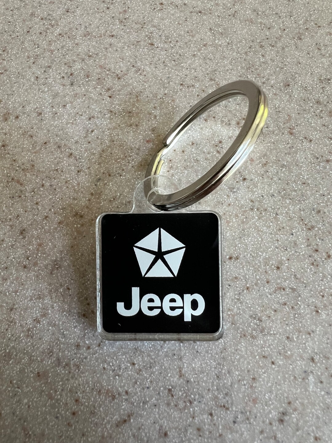 Vintage Jeep Logo Keychain (1987-1993) - Etsy
