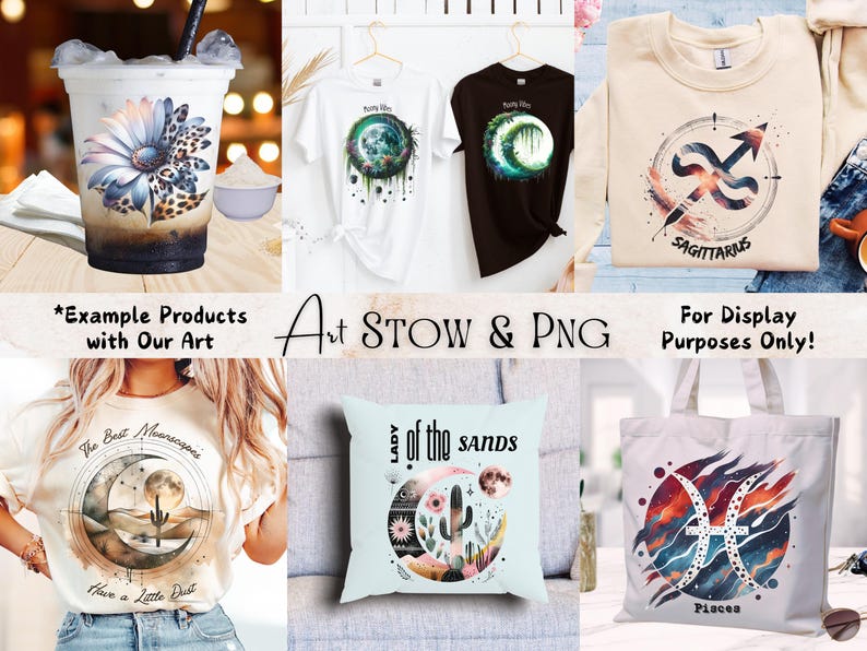 Moon Canva Frames, Easy Drag & Drop Frame, Celestial Desert Landscape ...