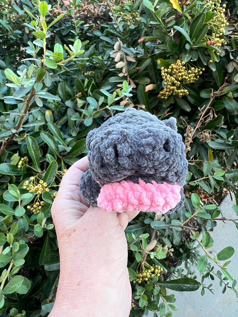 Crochet Moo Deng the Pygmy Hippo Plushie Stuffed Animal - Etsy