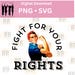 Fight for Your Rights-woman's Rights Rosie the Riveter -feminist ...