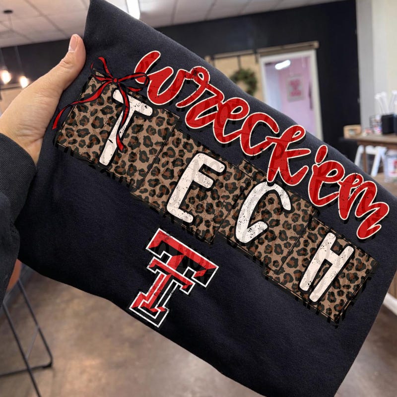 Iron on Patch Texas Tech - Etsy