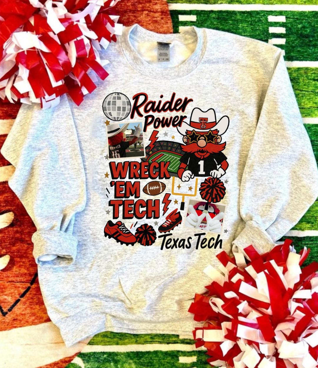 Texas Tech PNG | Raider Red Collage Digital Download | Wreck ’em Tech ...
