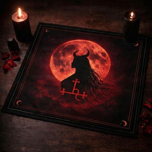 Altar Cloth Lilith Moon - Etsy
