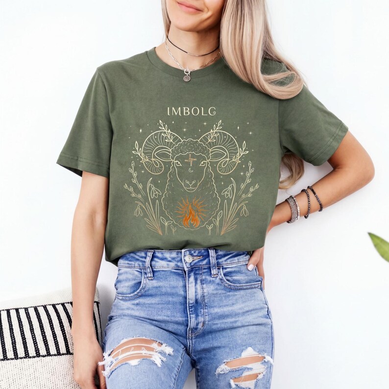 Imbolc Ewe Shirt | Brigid Goddess | Witchcore Pagan Sabbat Gift - Etsy