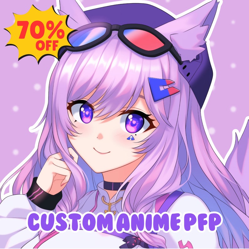 CUSTOM Anime PFP Anime Avatar PFP Art Twitch Profile Picture Anime for ...