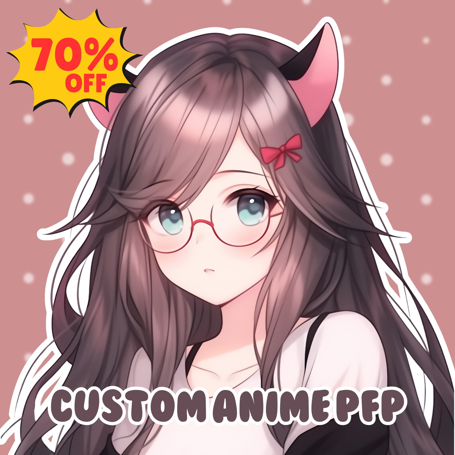 CUSTOM PFP Anime Art, Anime Potrait, PFP, Custom Anime, Profile Icon ...