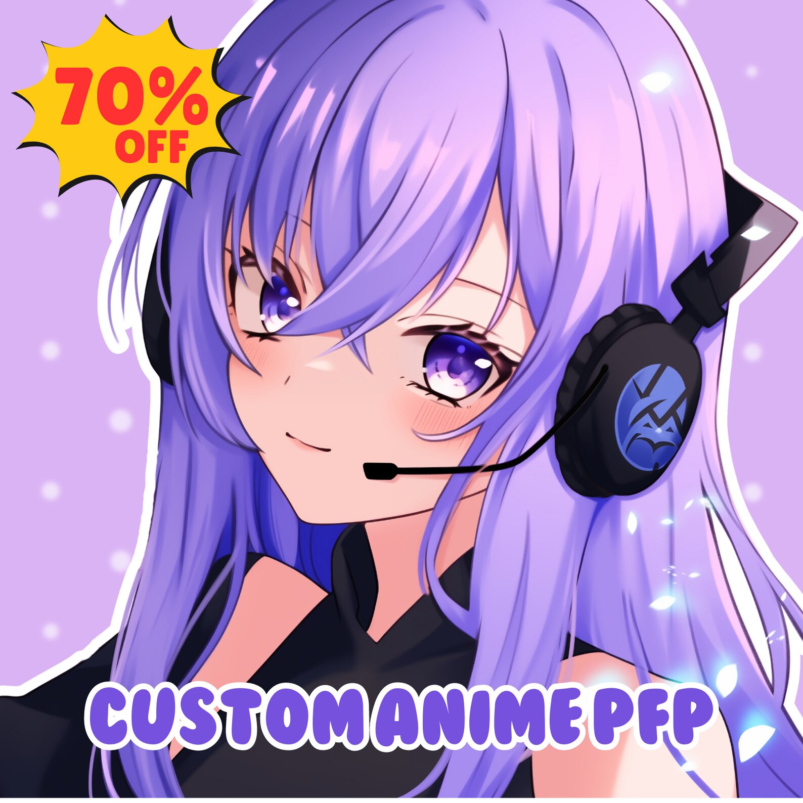 CUSTOM PFP Anime Art, Anime Potrait, PFP, Custom Anime, Profile Icon ...