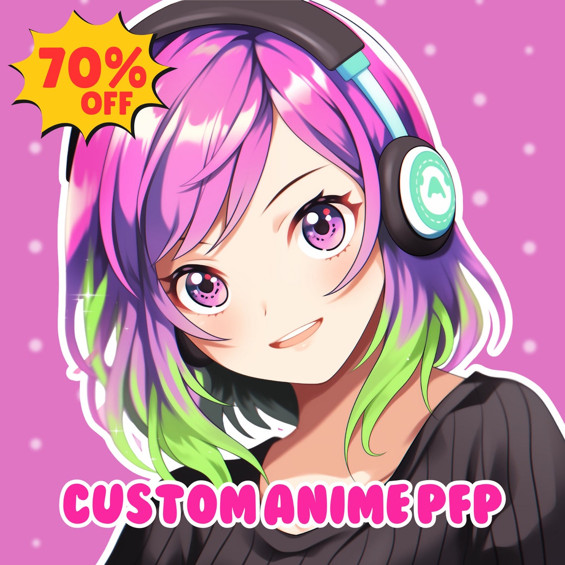 Custom PFP, PFP Commission, PFP for Twitch, Anime Pfp, Vtuber Pfp ...
