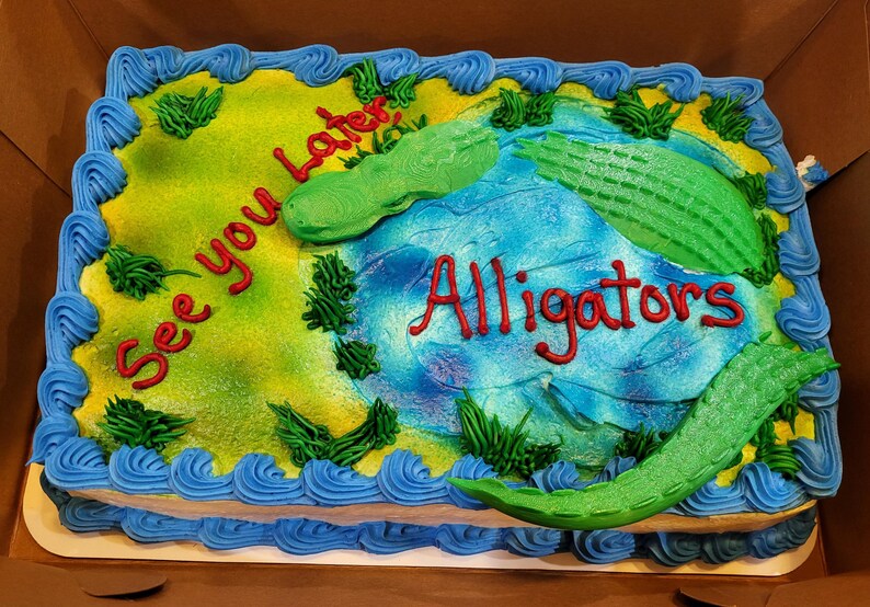 Alligator Cake Topper - Etsy