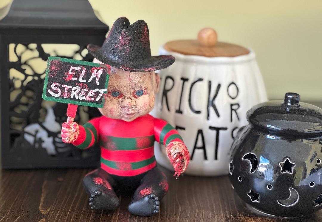 Horror Baby Doll Jason ( Hand Painted ) Halloween - Etsy