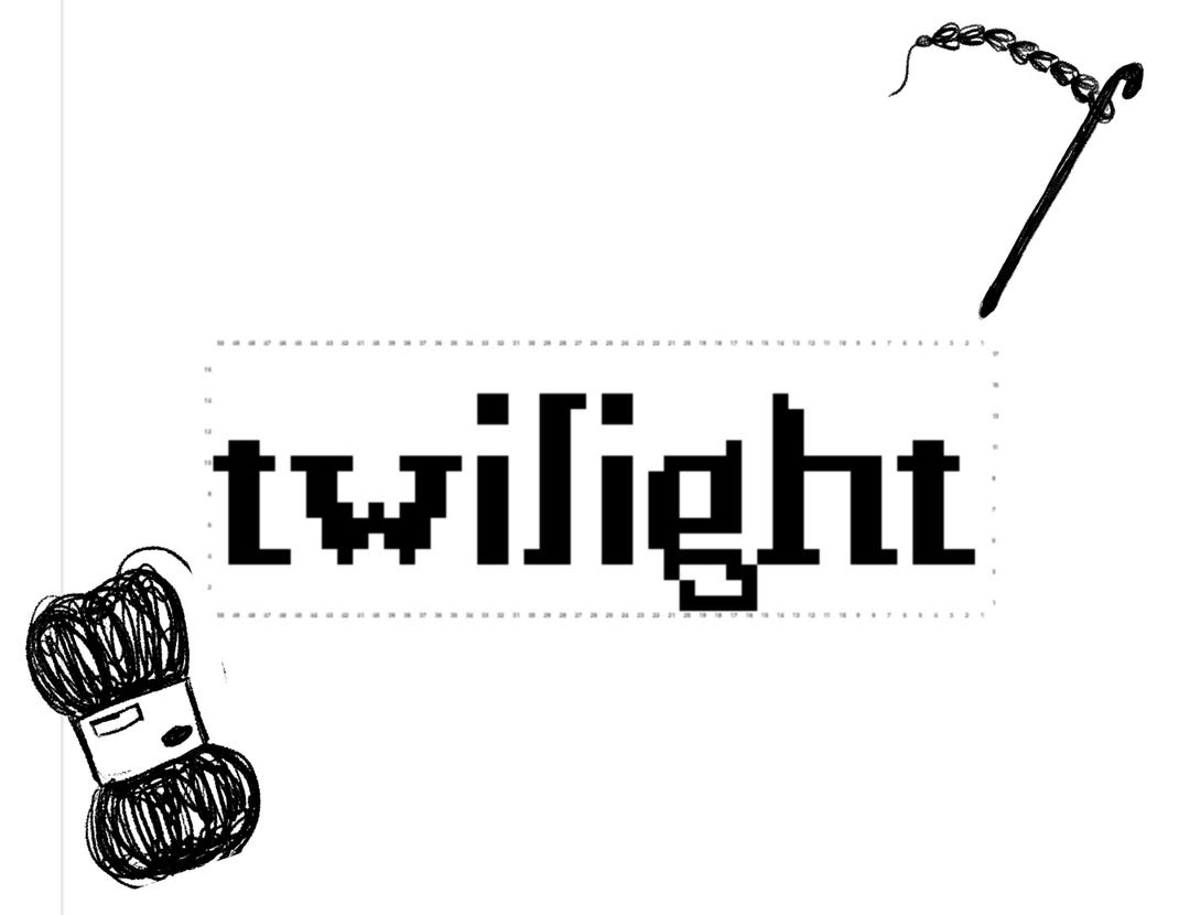 Twilight Crochet Pattern Tapestry Crochet/pixel Grid Crochet Pattern ...