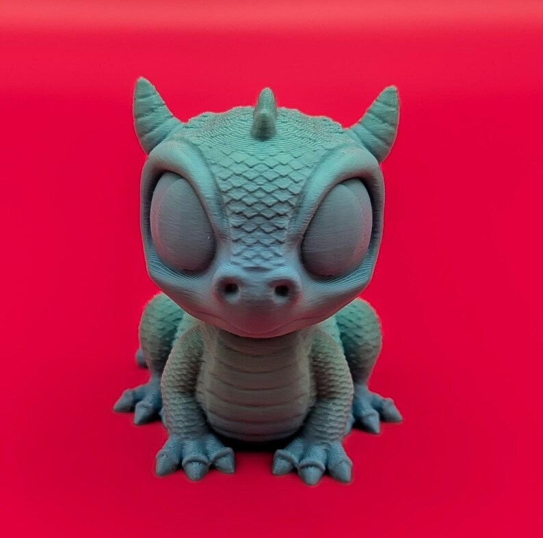 3D Printed Baby Dragon - Etsy