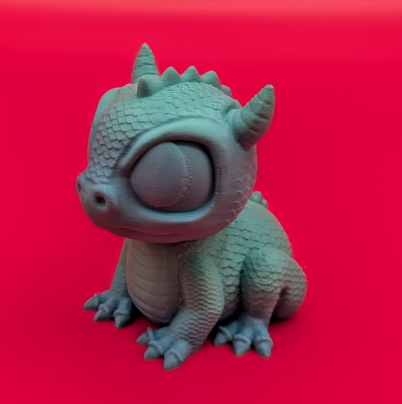 3D Printed Baby Dragon - Etsy