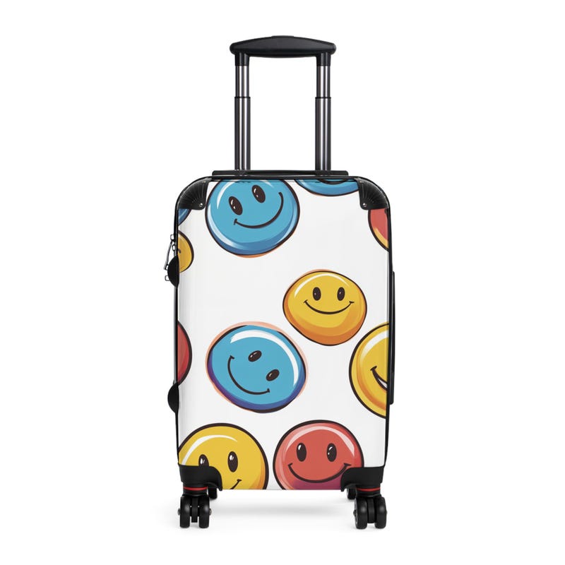 Smiley Face Suitcase - Etsy