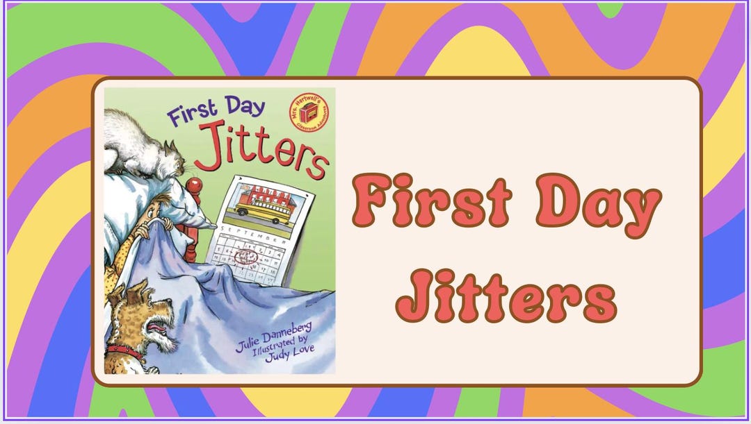 First Day of School Activity first Day Jitters - Etsy