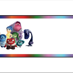 Inside Out Name Tags - Etsy