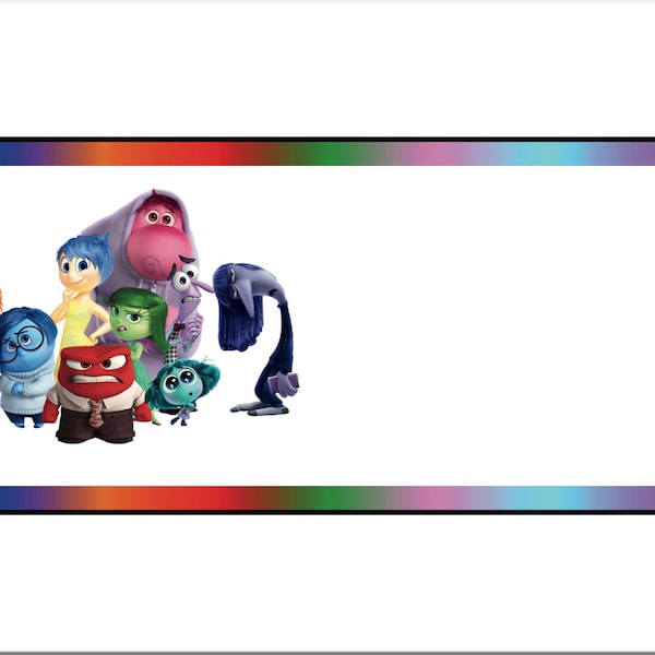 Inside Out Name Tags Desk - Etsy